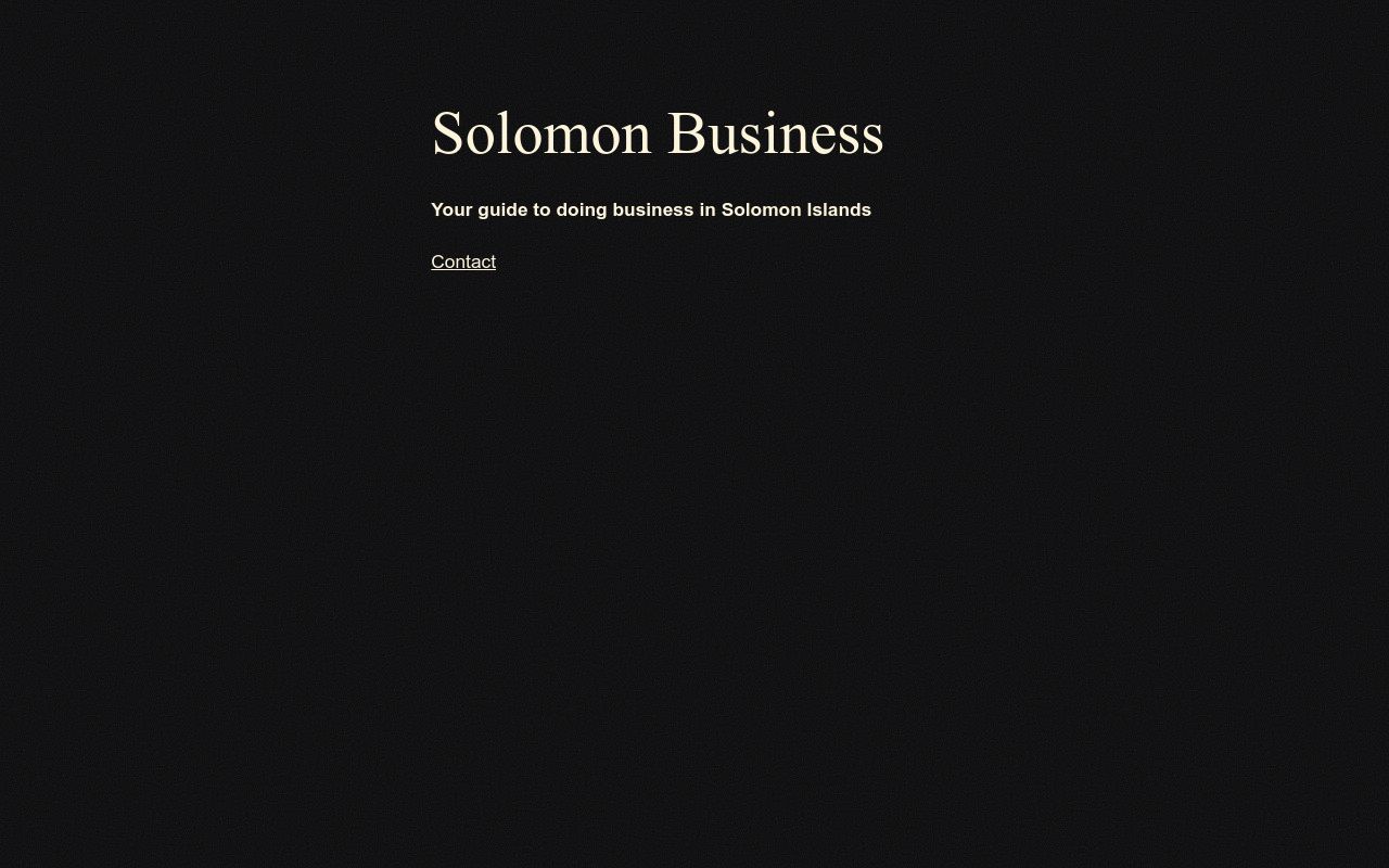 Solomon Business